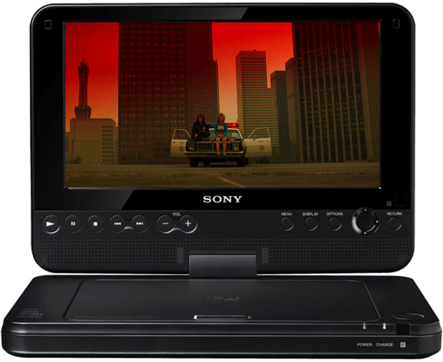 The portable DVD player where the magic happens. On right now, In ...